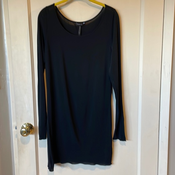 Sarah Pacini | Dresses | New Sarah Pacini Italy Sheer Black Dress ...